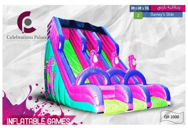 Barney's Slide | Inflatables - Celebrations Palace