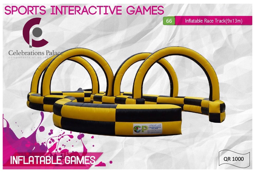 Race Track | Inflatables - Celebrations Palace